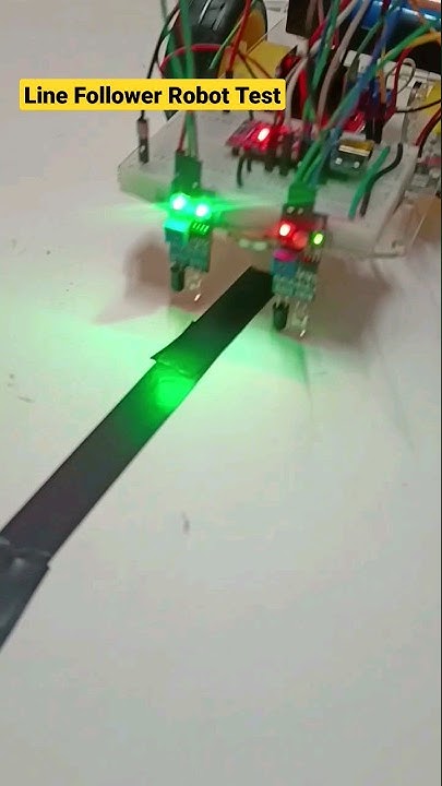 Line Follower Arduino Nano Robot Test #shorts #arduinoproject - YouTube