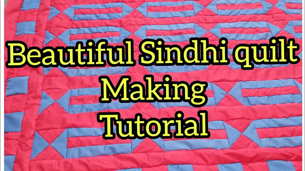 Sindhi Ralli/sindhi quilt/how to make/how to sew/step by step tutorial ...