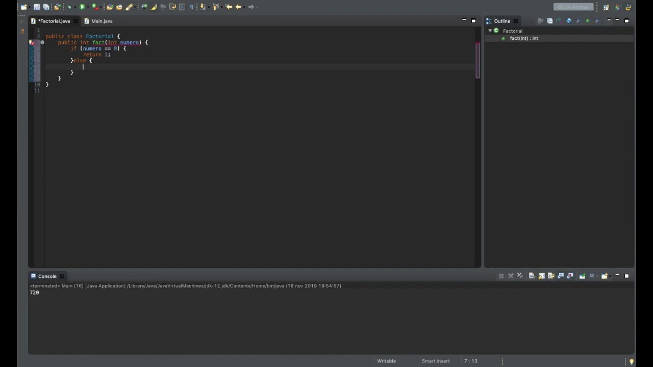 Recursividad Java Programming Zone - YouTube
