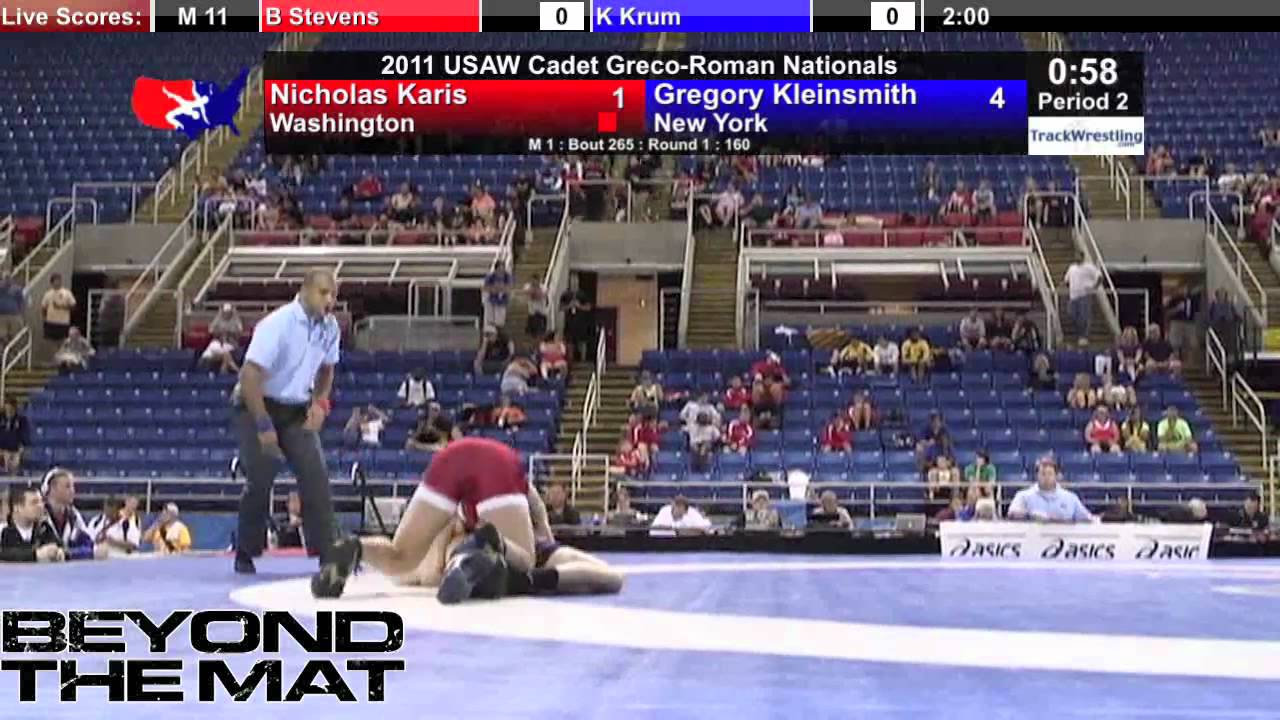 Cadet Greco 160 - Nicholas Karis (WA) vs. Gregory Kleinsmith (NY) - YouTube