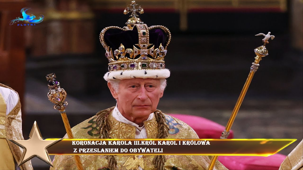 Koronacja Karola III.Król Karol i królowa z przeslaniem do obywateli - YouTube