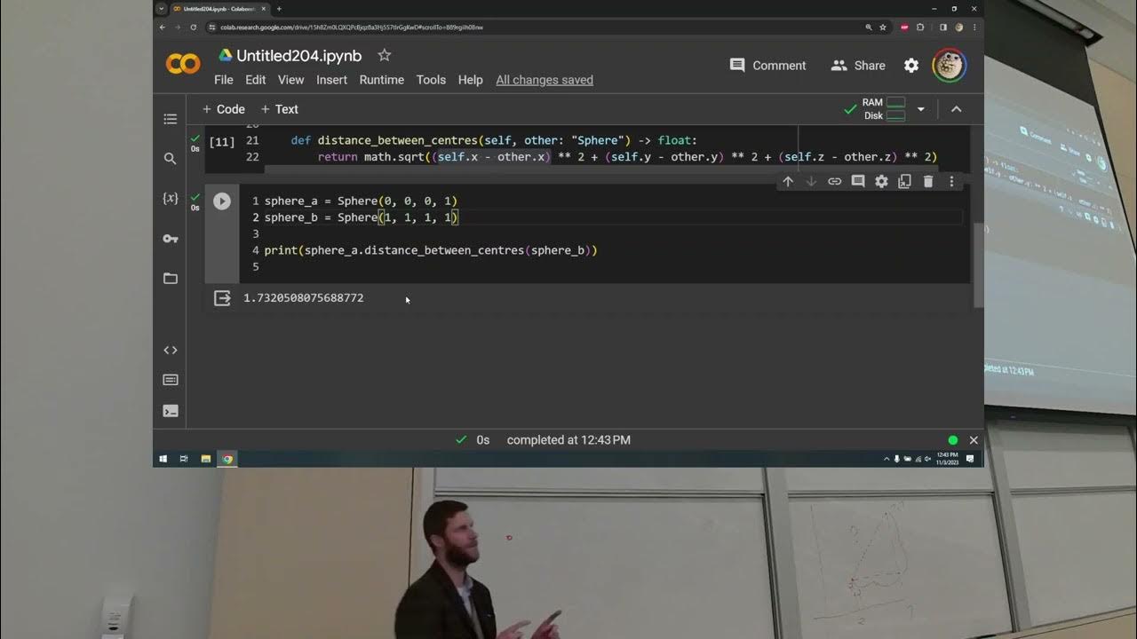 CSCI 161 Section 11 --- November 3, 2023 - YouTube