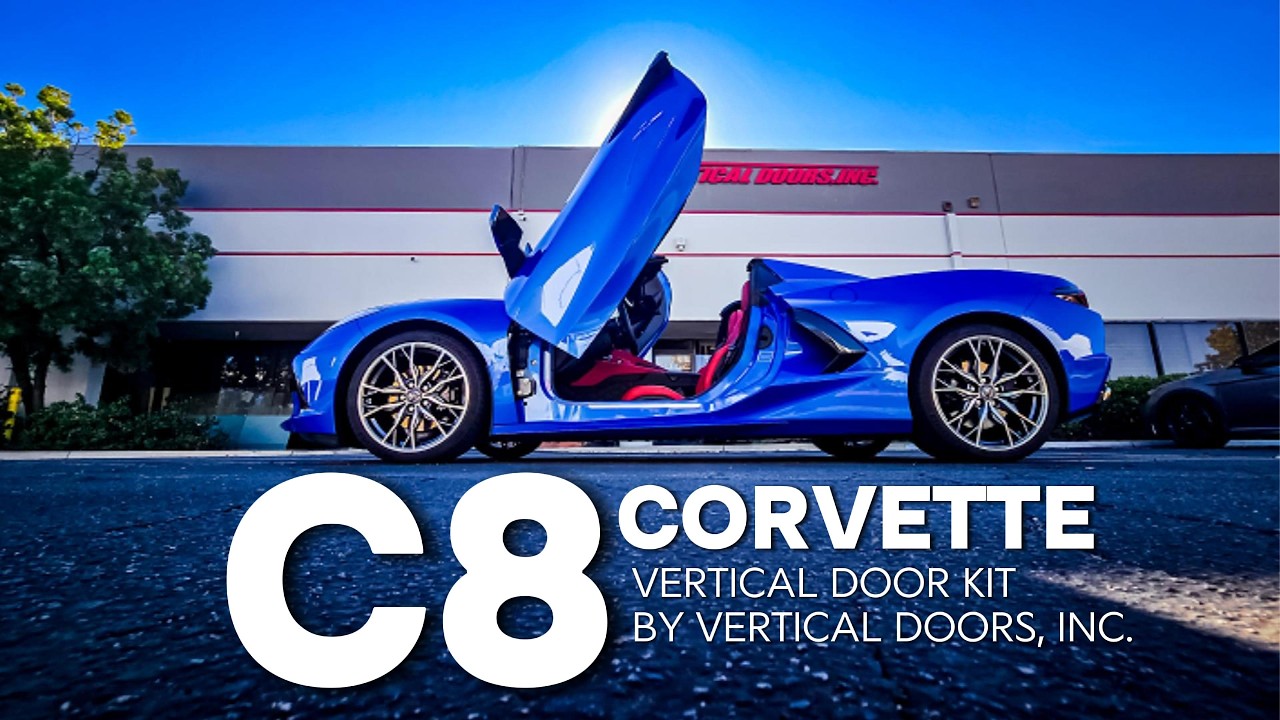 Tony's Chevrolet Corvette C8 with the BEST Vertical Door Conversion Kit ...