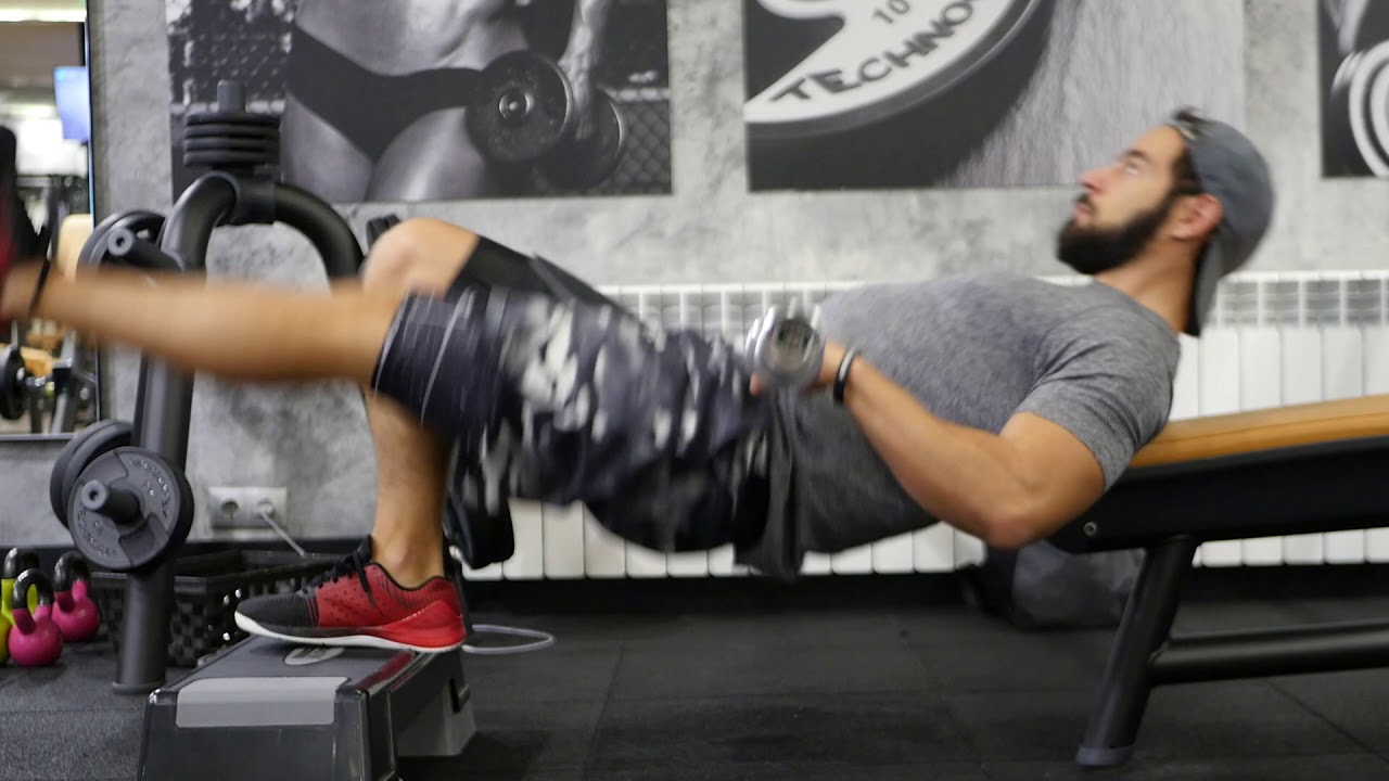 Unilateral Deficit Hip Thrust - YouTube