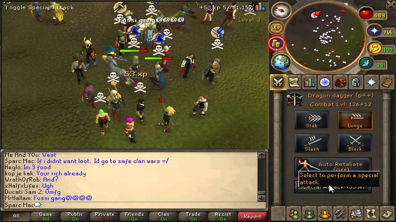 Runescape Sparc Mac s Switchback Pk Video HIGH Risk Pkin - YouTube