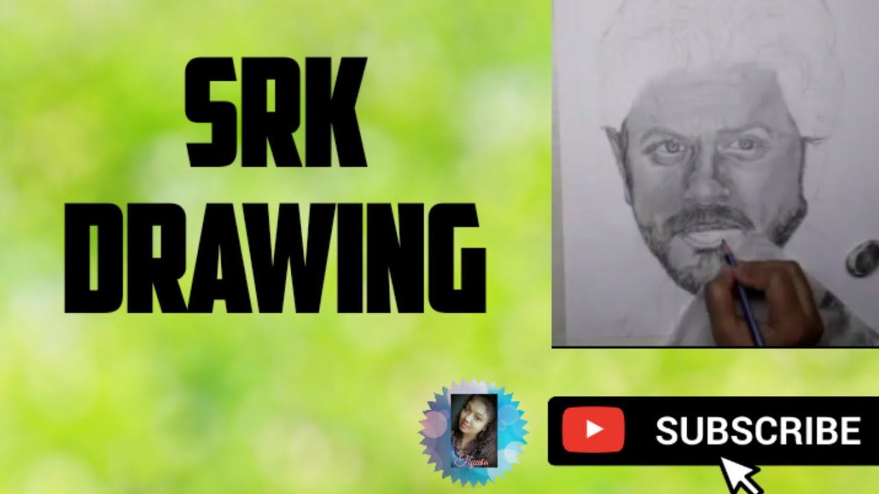 SRK Drawing || Pencil Sketch || Shahrukh khan||art & craft by Tiyasa ...