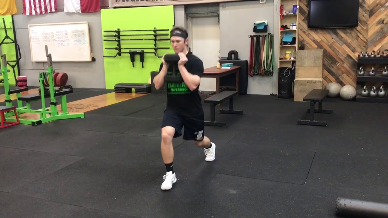 DB Goblet Split-Squat - YouTube