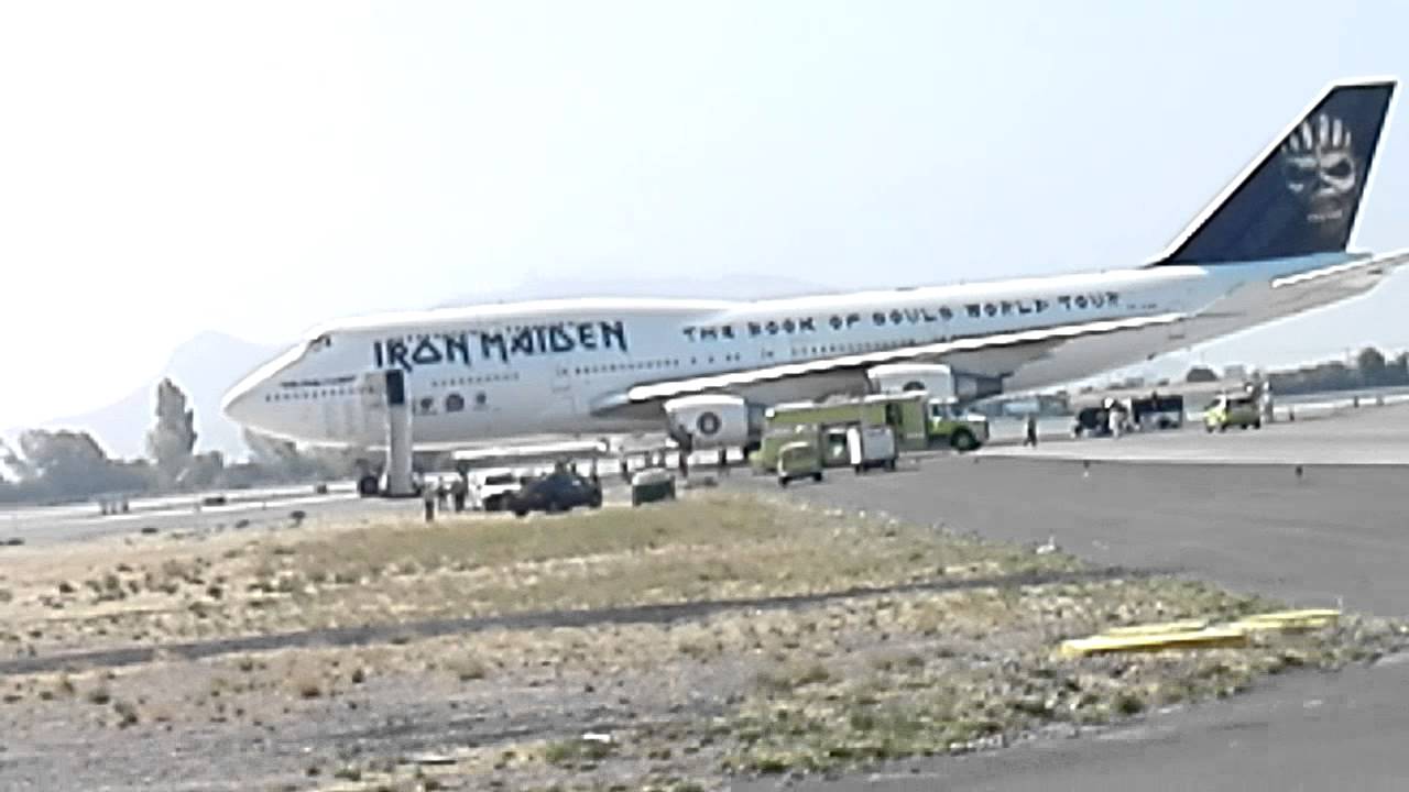 Accidente del Ed Force ONE de Iron Maiden. - YouTube