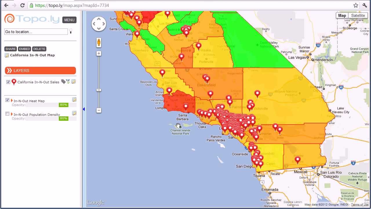 Heat Mapping in Topo.ly - YouTube