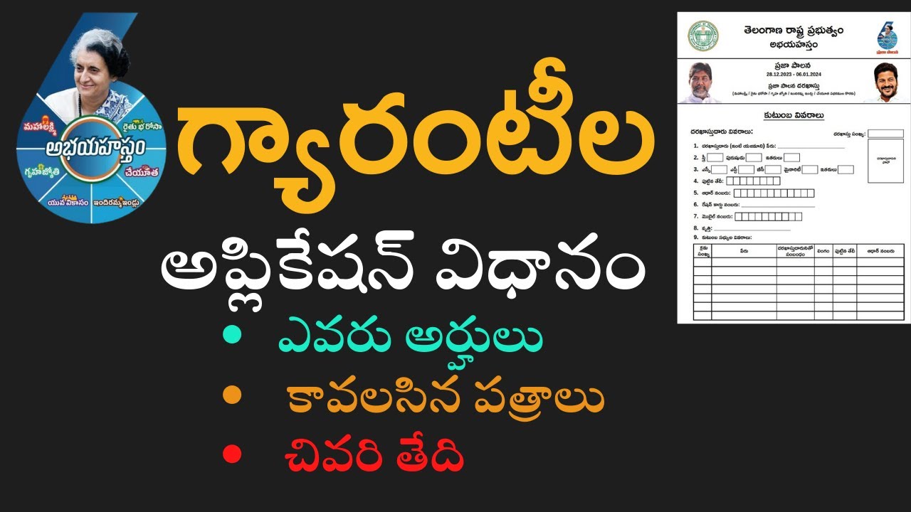 6 GUARANTEES Application form filling Process step-by-step - YouTube