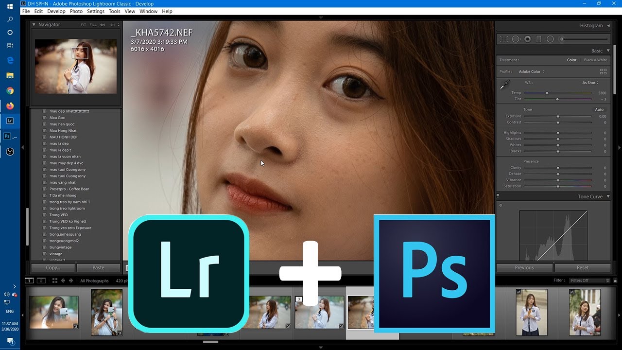 Kết hợp Lightroom và Photoshop - YouTube