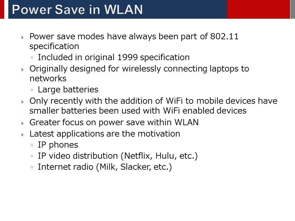 "Power Save Issues in Low Power Wi-Fi" - Part 1 - YouTube