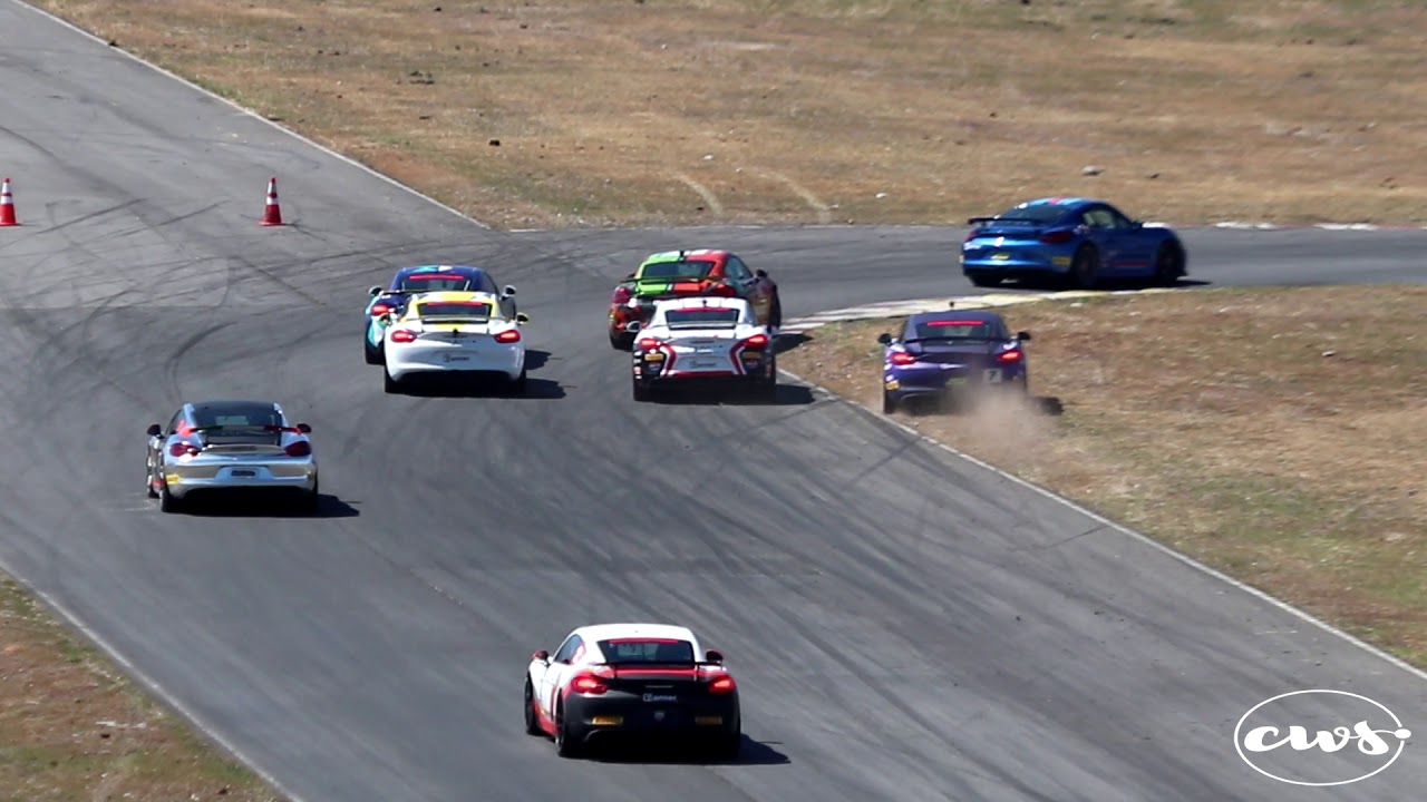 Opening Lap Crash Porsche Gt4 Cayman - YouTube