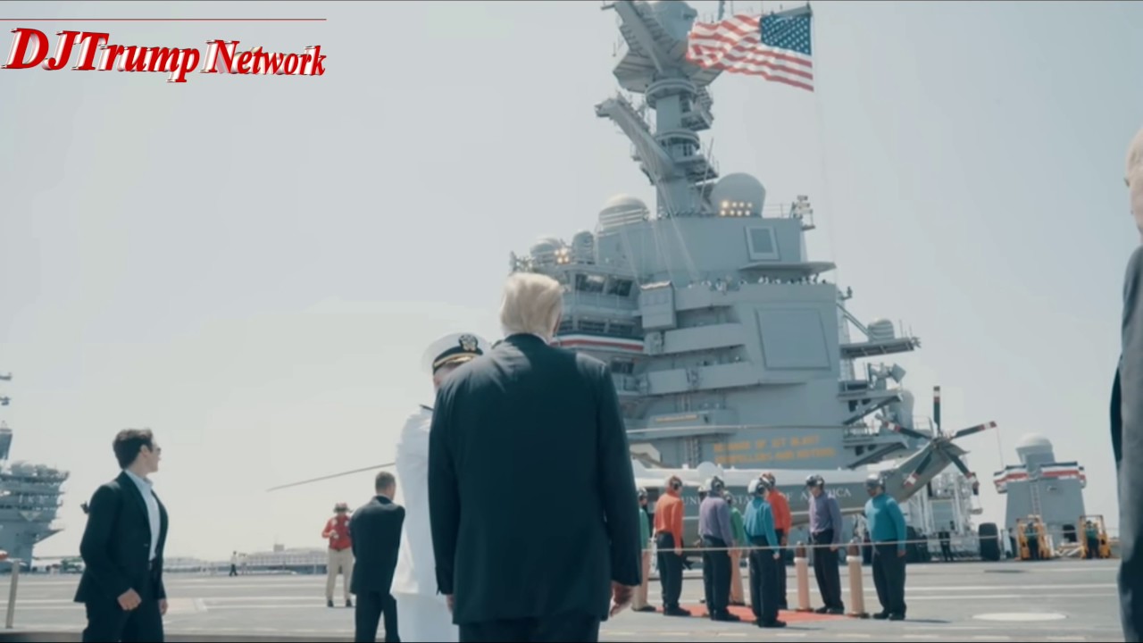President Donald J Trump USS Gerald R Ford Commissioning Ceremony - YouTube