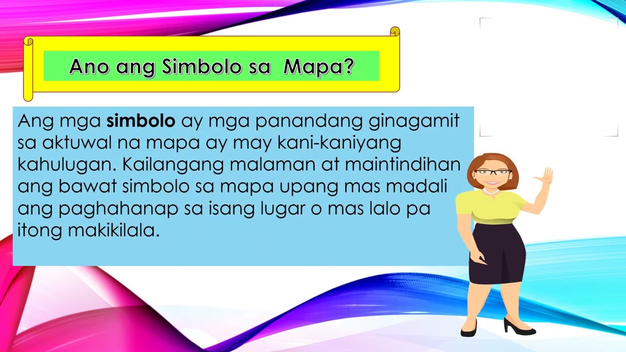 Aralin 1 Mga Simbolo ng Mapa - YouTube