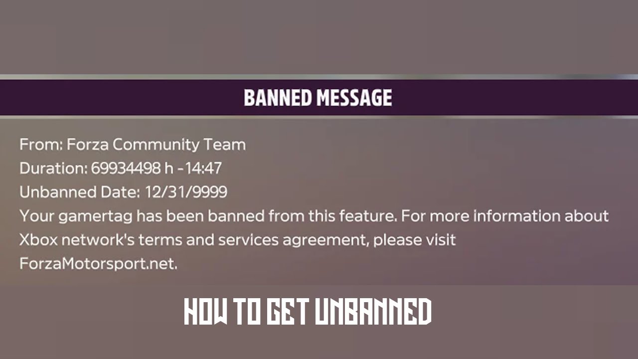 Recent Forza Horizon 5 Ban Wave + HOW TO GET UNBANNED ON FORZA HORIZON ...