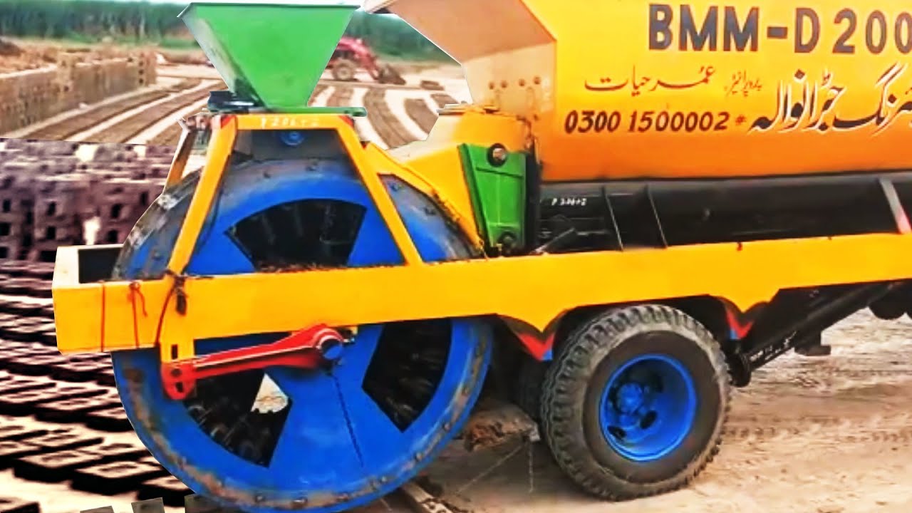 Tractor Oprated Clay bricks machine BMM- D200 @Umar Engineering ...