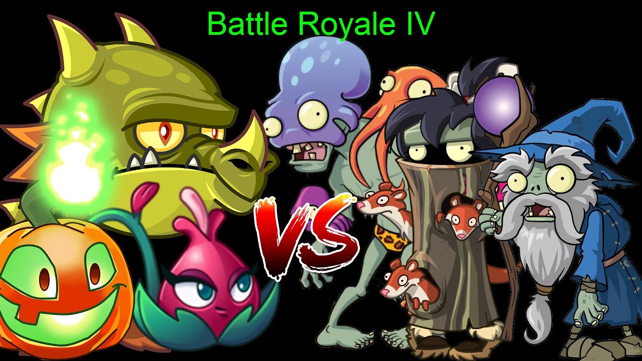 Plants vs Zombies Epic Battle Royale IV - Team Plants vs Dark Wizard ...