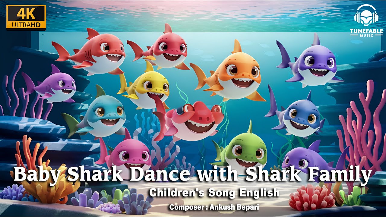 Baby Shark Dance with Shark Family | Children's Song English - YouTube