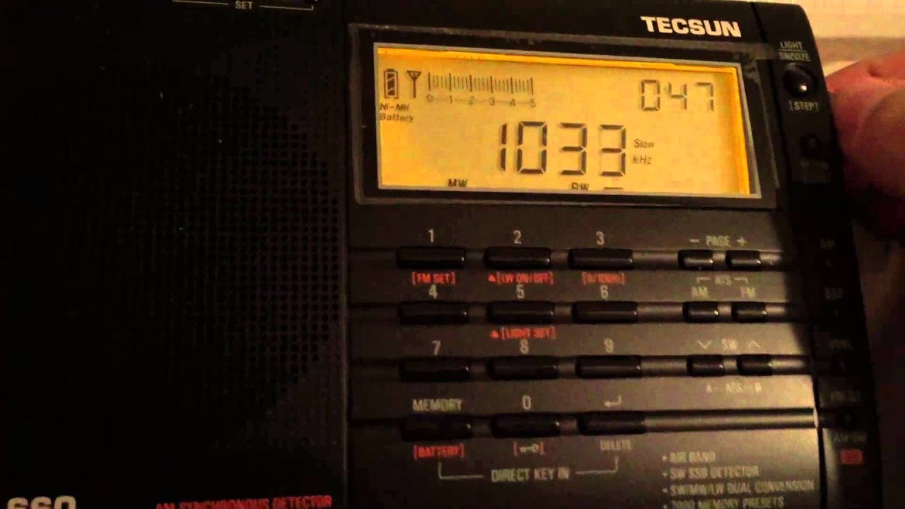 1030 AM WBZ from Boston signal report. Feb 15 2016 - YouTube