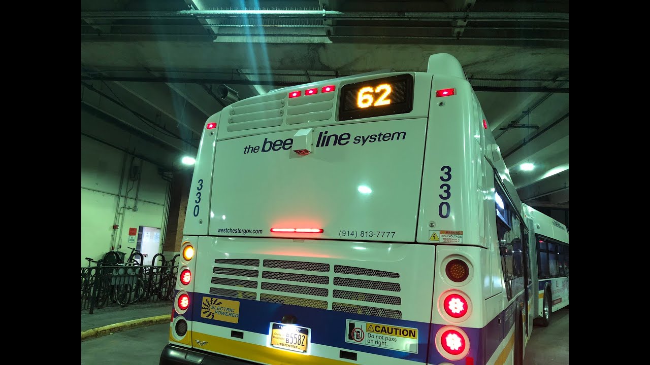 Bee-Line: On Board 2019 NFI XDE60 Hybrid Artic #330 On Bus 62 Express ...