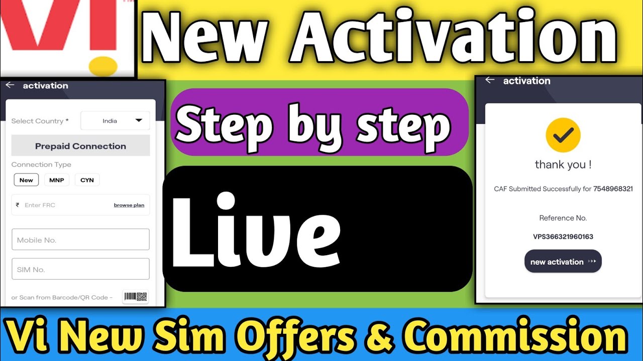 Vi New Sim Activation Prosses 2021 // Vi Sim Activation Kaisa kara ...