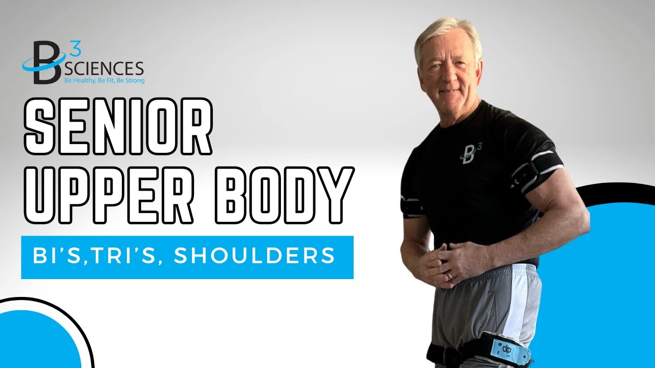 Senior Upper Body Workout with B3 BFR Bands | Strengthen Biceps ...