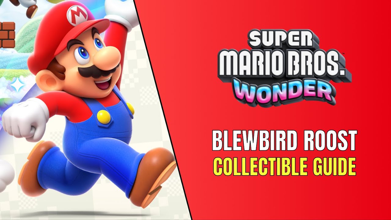 Super Mario Bros. Wonder Blewbird Roost All Collectible Locations 100% ...