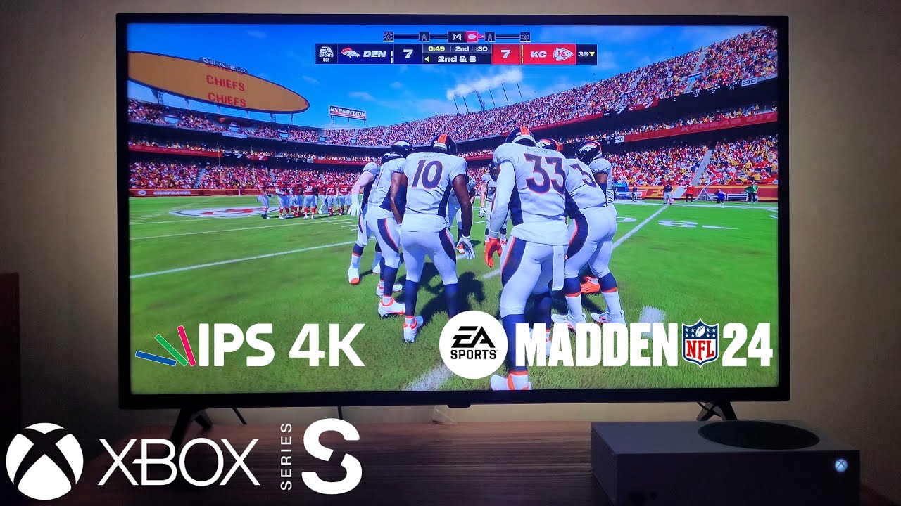 MADDEN NFL 24 Xbox Series S Gameplay (LG TV 4K HDR) - YouTube