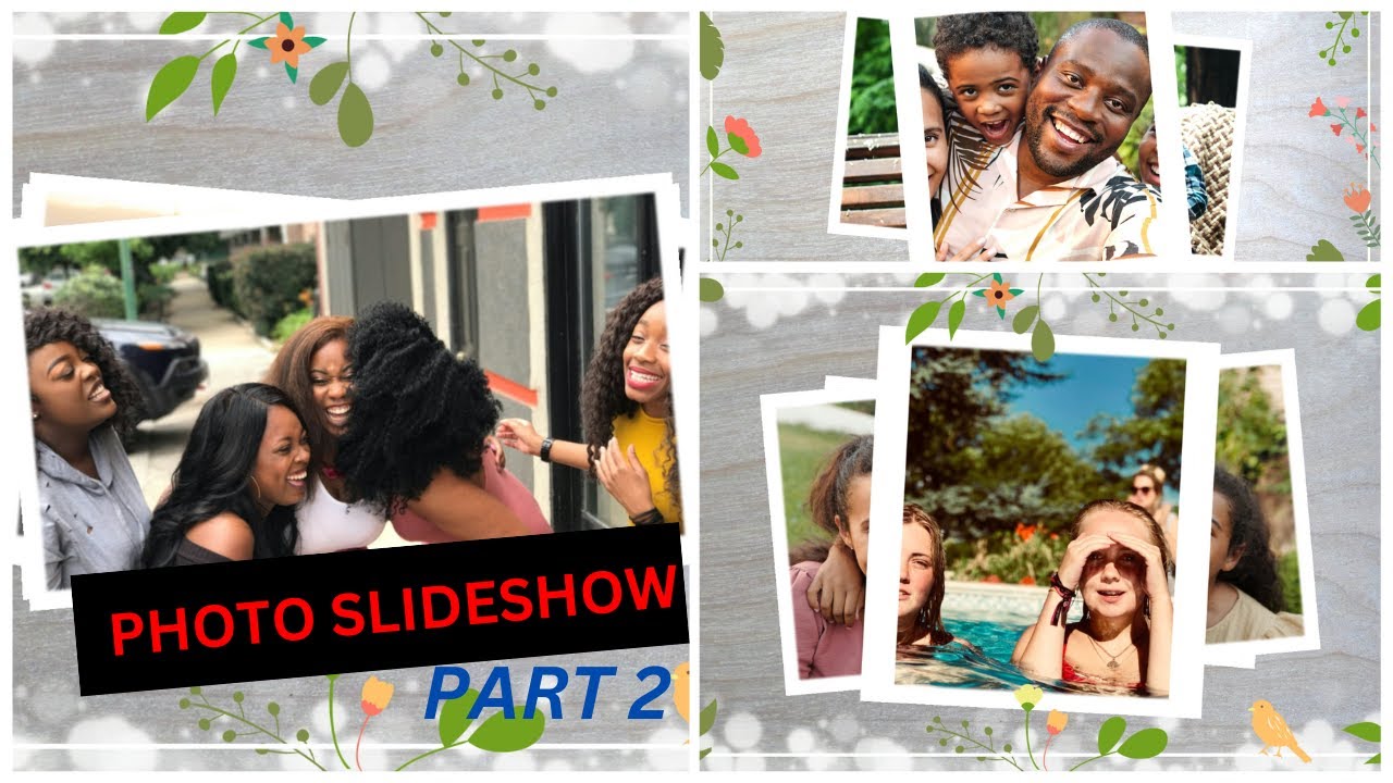 Filmora Template, Part 2: Folding Photo Slideshow, Filmora 13 - YouTube