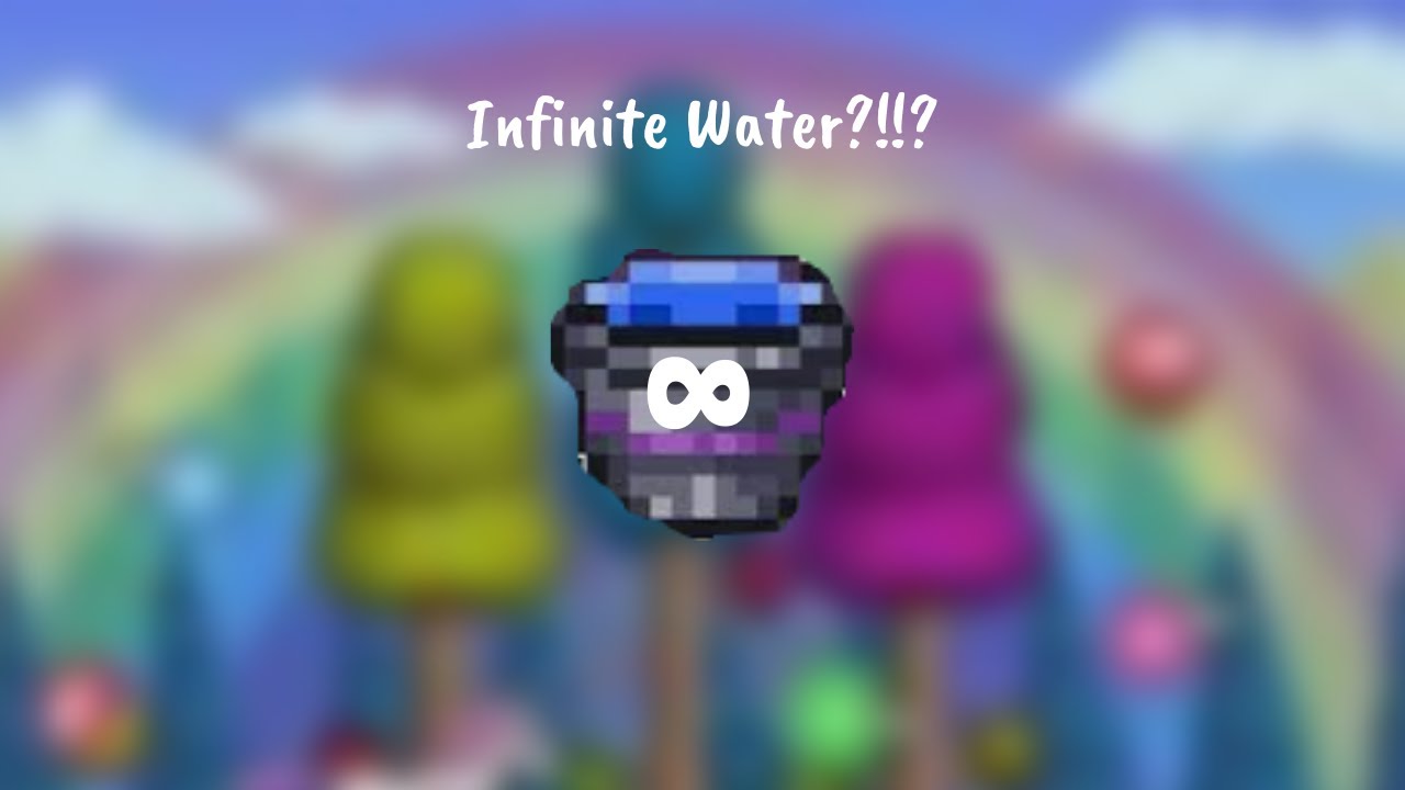 The Infinite Water Trick!!! | Terraria Tutorials - YouTube
