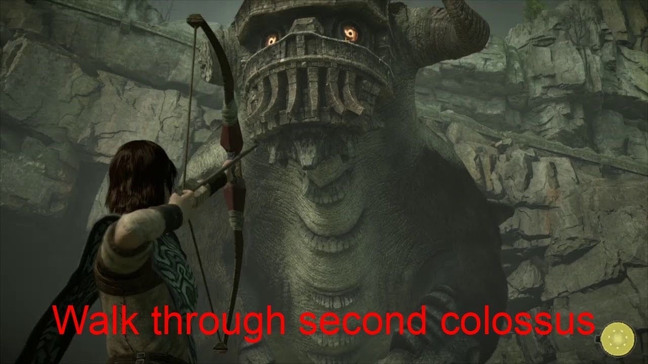 Shadow of the colossus The 2nd Colossus (Quadratus) walkthrough - YouTube