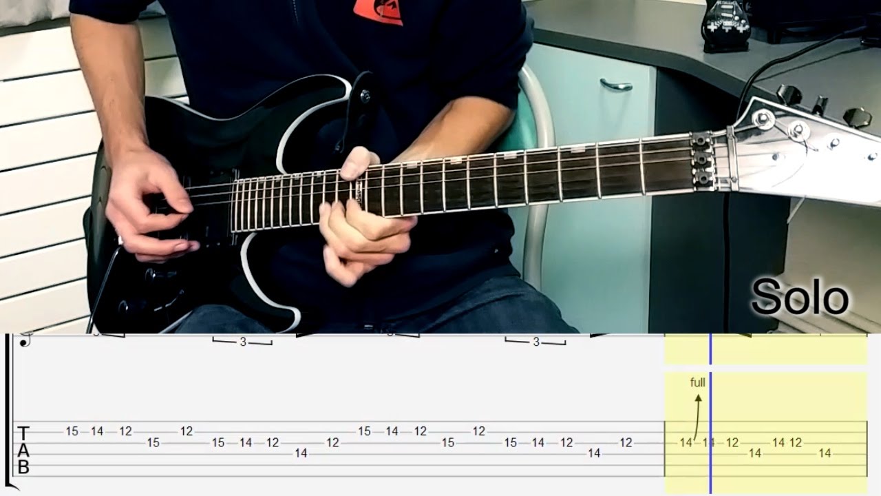 METALLICA - Now That We're Dead Full Guitar Lesson w/ TABS [HD] - YouTube