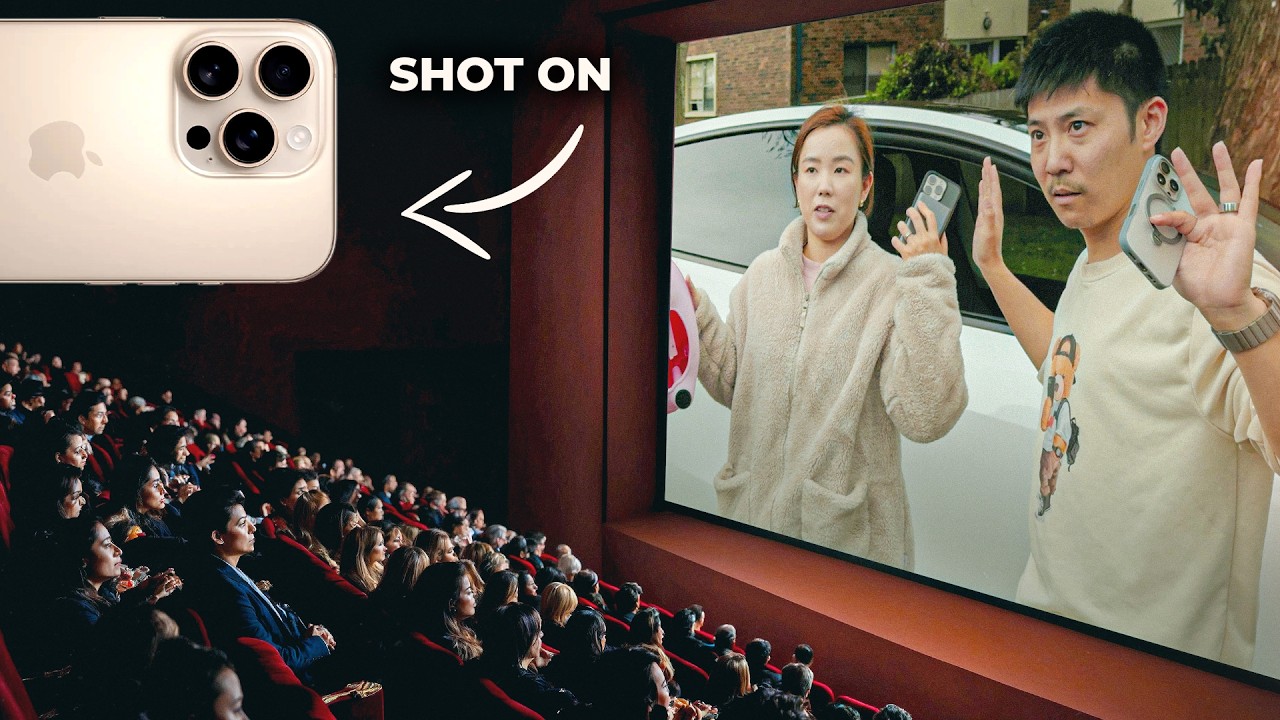 I shot a movie on iPhone 16 Pro and played it at the cinema - YouTube