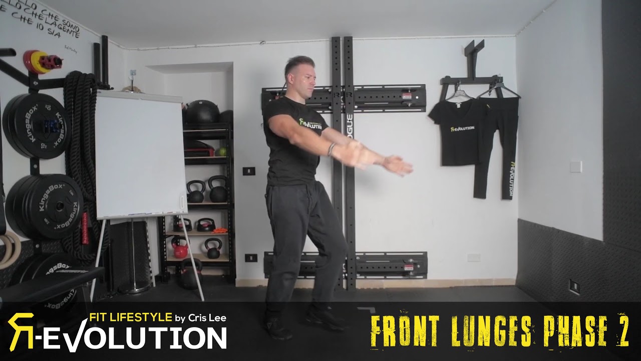 Я-Evolution Tutorial Front Lunges Phase 2 - YouTube