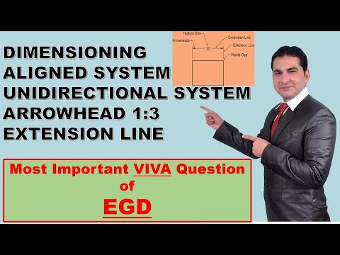 DIMENSIONING, UNIDIRECTIONAL, ALIGNED, ARROWHEAD, ED VIVA QUESTIONS ...