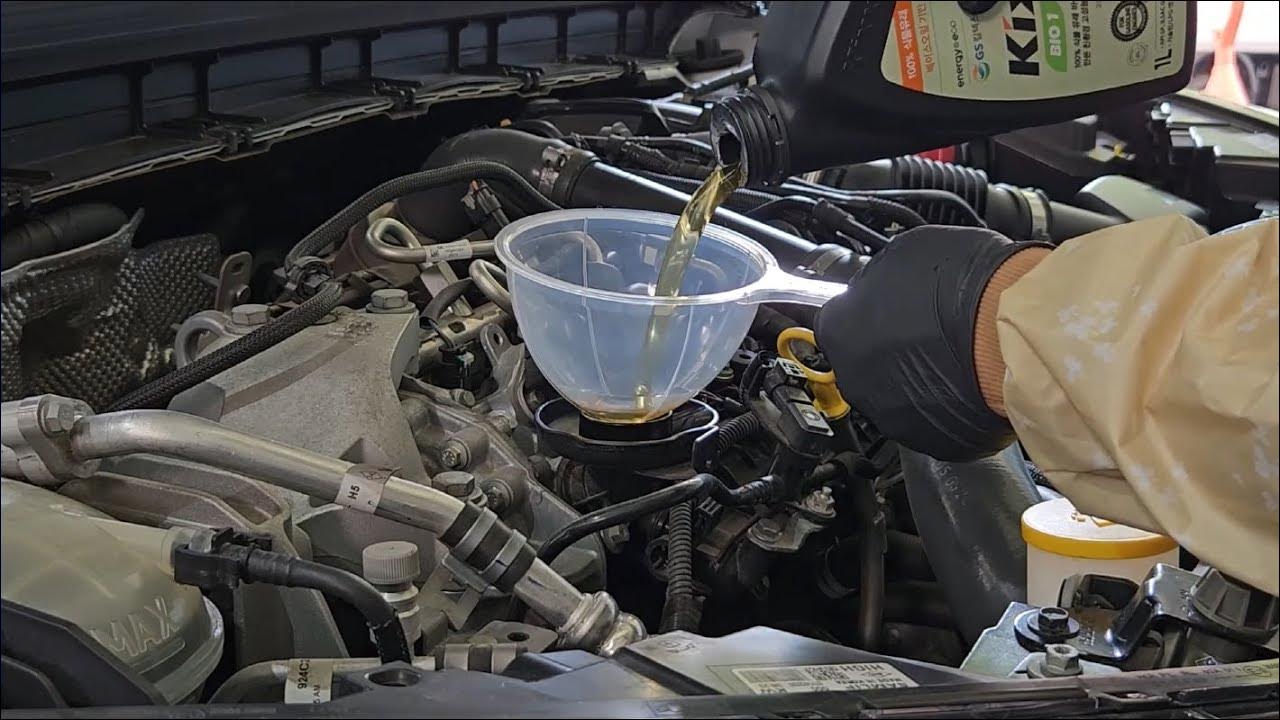 [수정재업] XM3 엔진오일 자가교환 (DIY) - YouTube