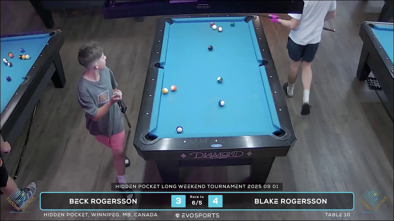 BECK ROGERSSON vs BLAKE ROGERSSON - HIDDEN POCKET - TABLE 10 ...