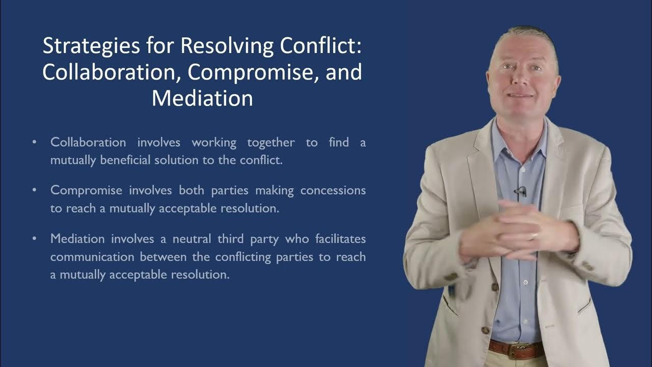 STRATEGIES FOR RESOLVING CONFLICT COLLABORATION, COMPROMISE, AND ...