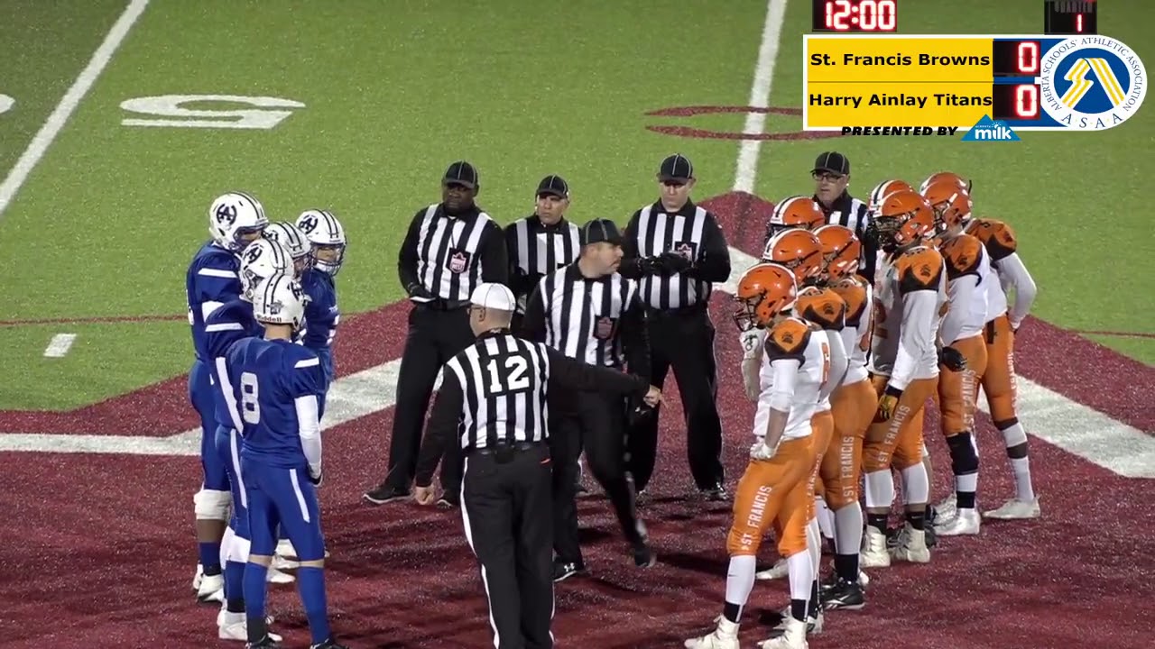 Tier I ASAA Football Championship 2019 - Harry Ainlay vs St Francis ...