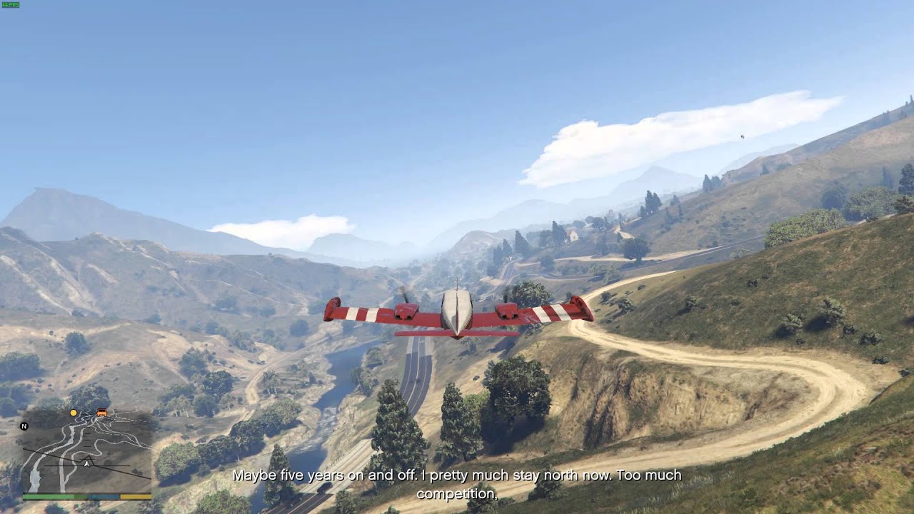 Grand Theft Auto V - Air "mail" - YouTube