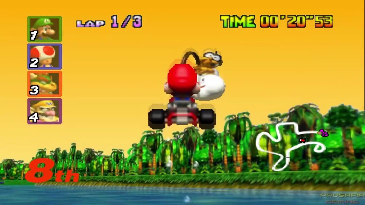 Evolution of Lakitu Rescues in Mario Kart (Reversed) - YouTube