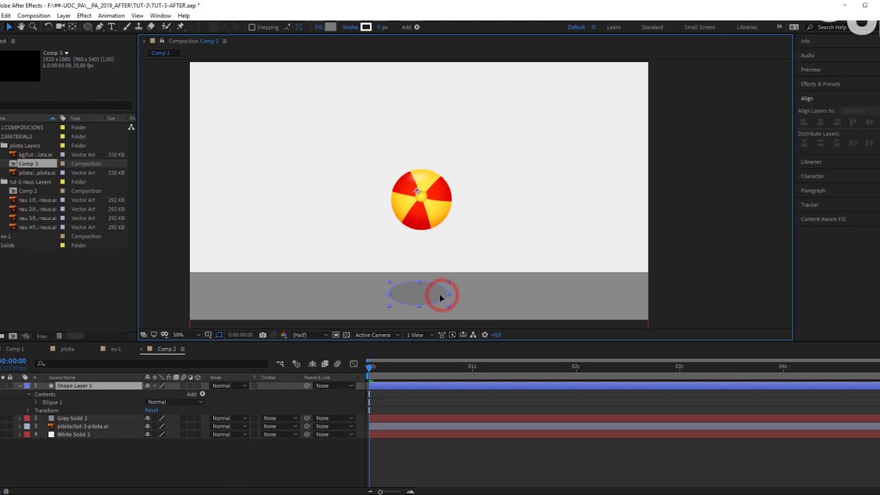 03 Tipos de keyframe y curvas de movimiento - YouTube