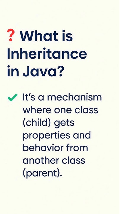 Mastering Java Inheritance is EASIER Than You Think - YouTube