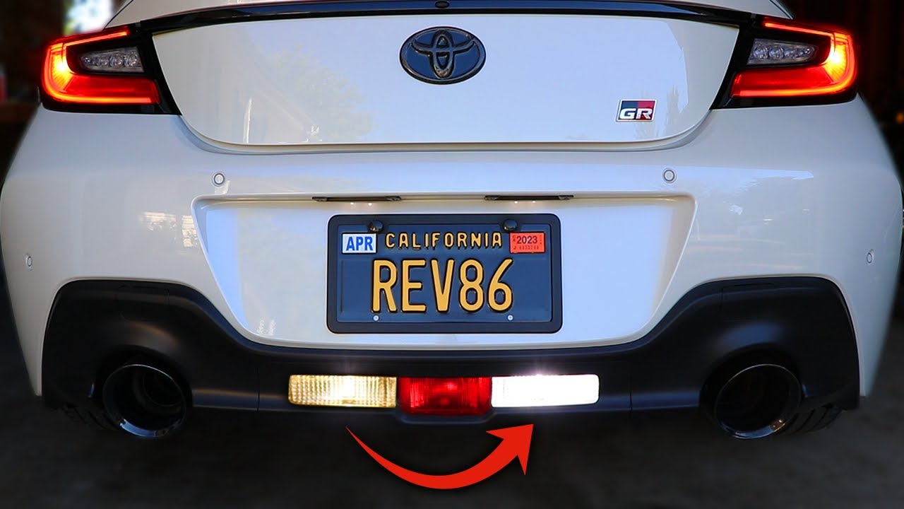 2022+ GR86/BRZ LED Reverse Light Install! (LASFIT LED Back Up Light ...