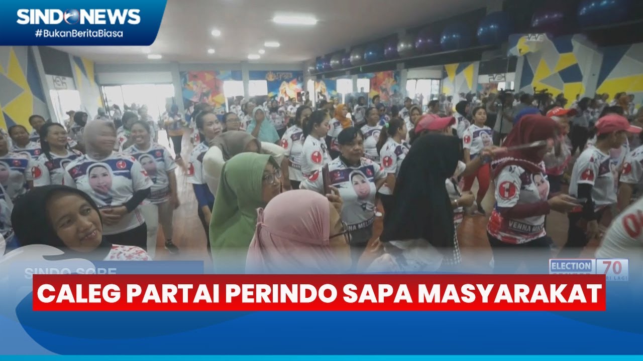 Caleg Partai Perindo Sapa Masyarakat - YouTube