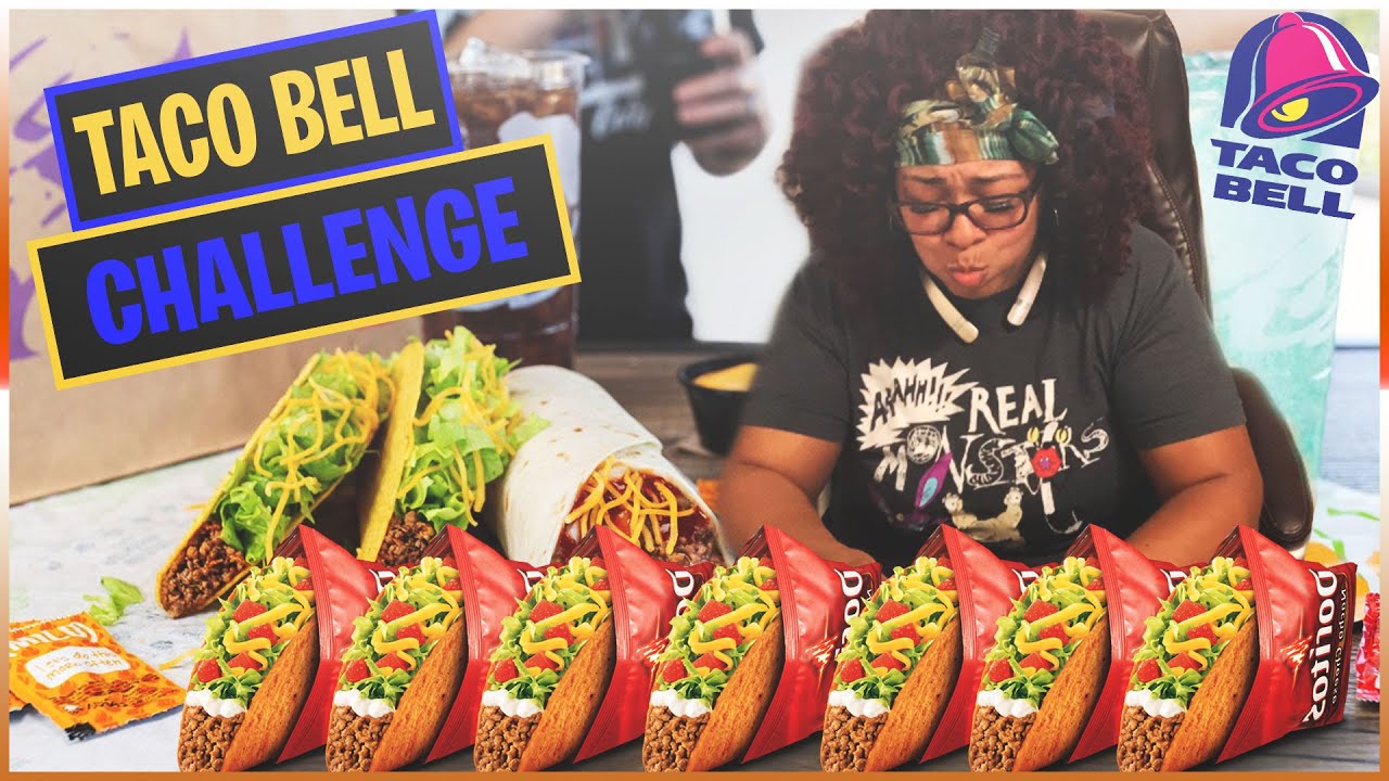 🌮 TACO BELL CHALLENGE !!! AS MANY TACOS IN 5 MINUTES | GOAL IS TO BEAT ...