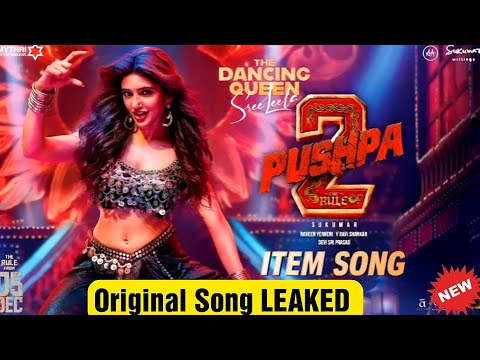pushpa2 kikkiss item song | ALLU ARJUN | SRI LEELA | PUSHPA 2 SONGS ...