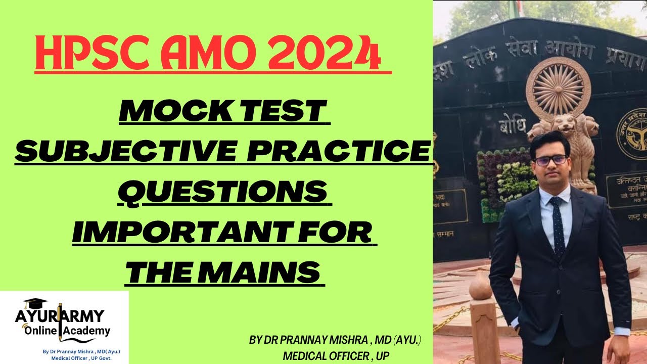 Haryana PSC MAINS MOCK TEST || Practice Questions || Important ...