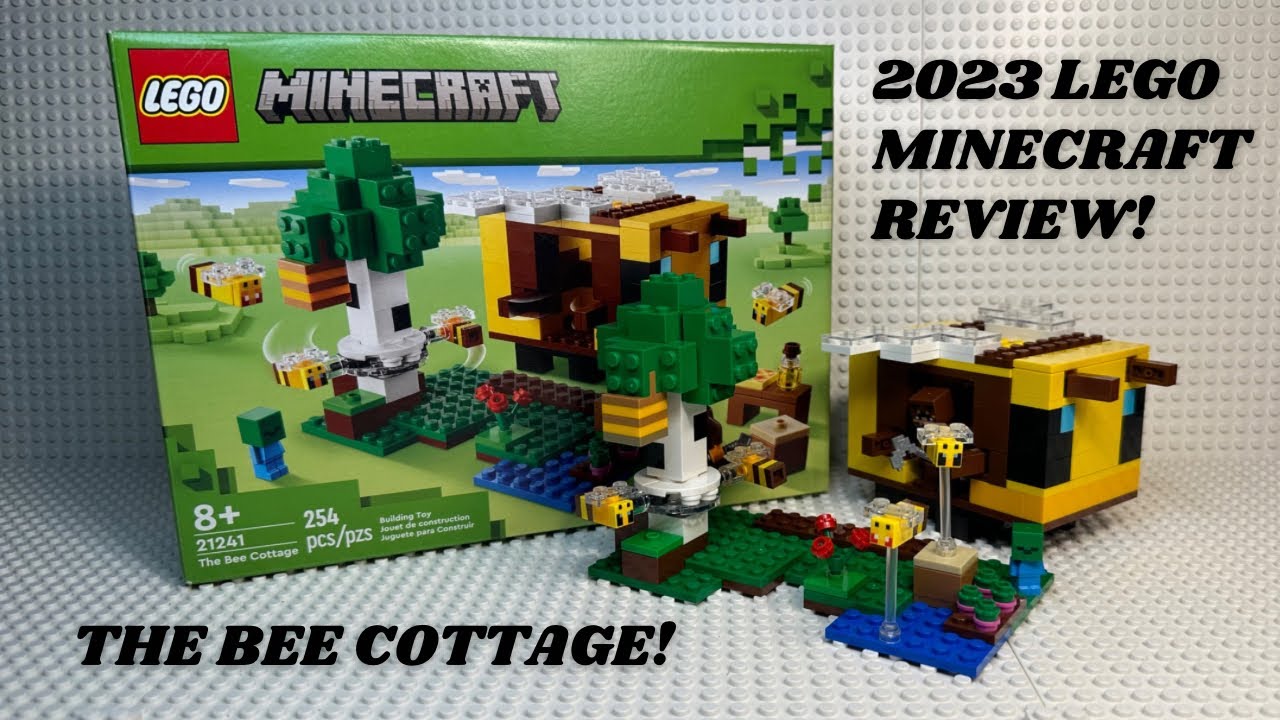 LEGO Minecraft Review: Set 21241 The Bee Cottage!🐝 (2023) - YouTube